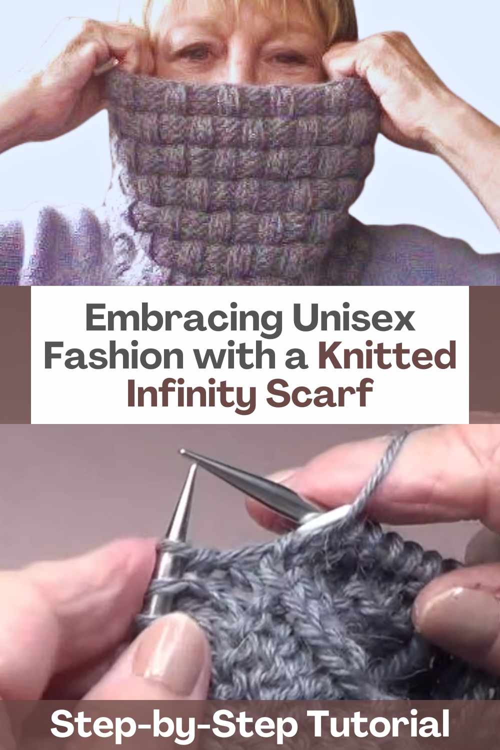 Embracing Unisex Fashion with a Knitted Infinity Scarf