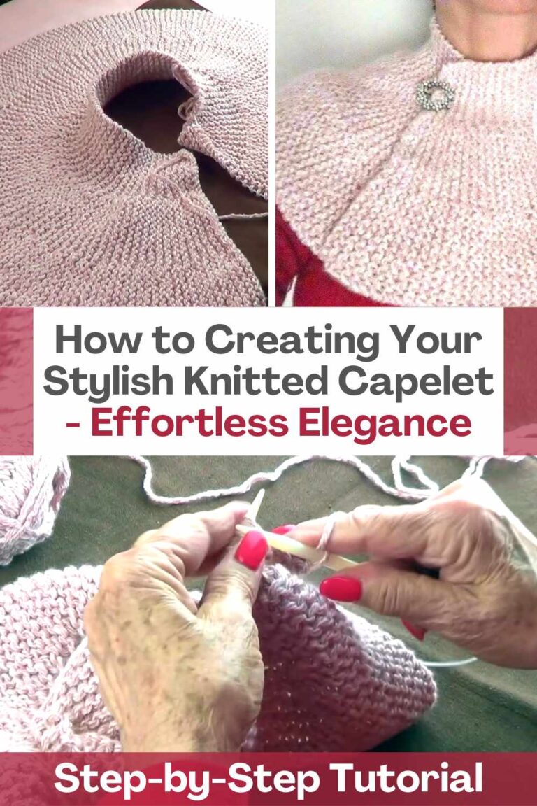 How to Creating Your Stylish Knitted Capelet - Effortless Elegance