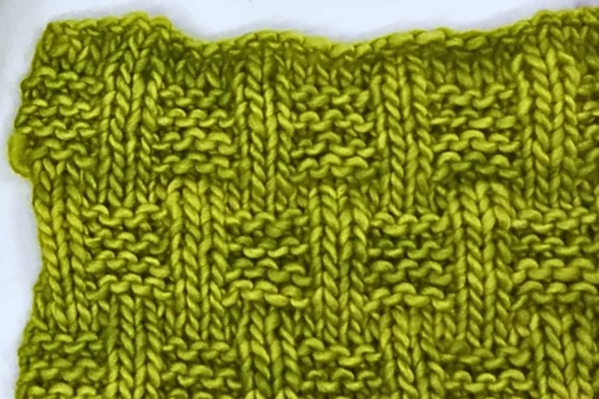 Learn to Knit this Basketweave Stitch: Perfect For Blankets!