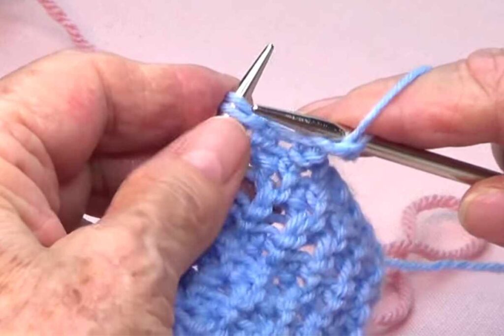 Learn to Knit this Leaf Twist Stitch