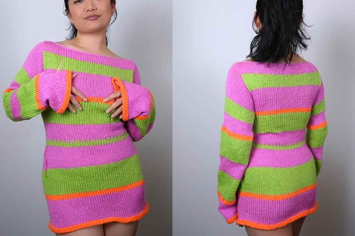 Knitting a Stunning Bodycon Dress: Easy Tutorial