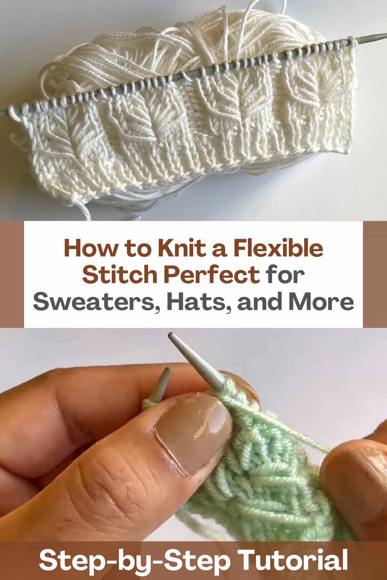 How to Knit a Flexible Stitch Perfect for Sweaters, Hats, and More
