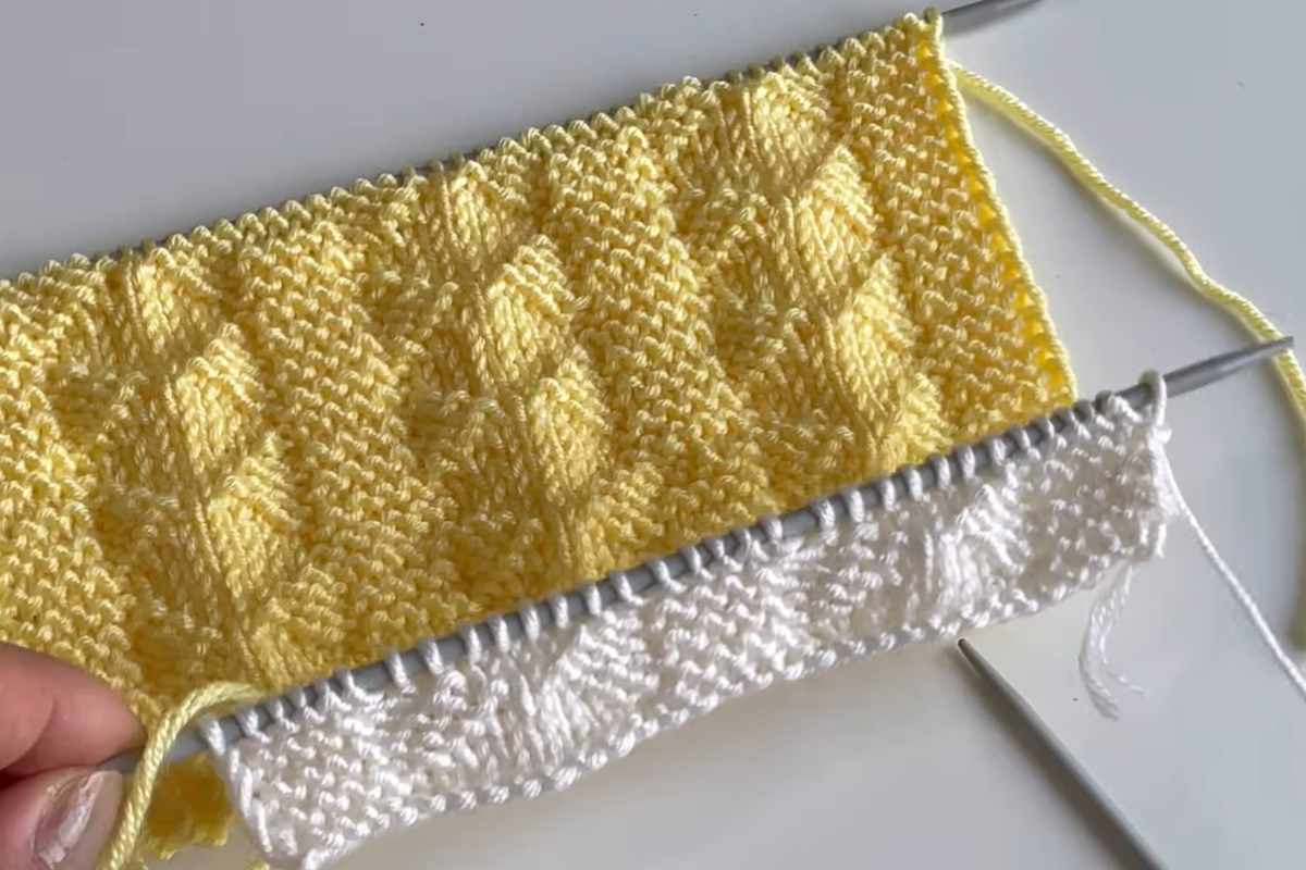 How to Knit a Beautiful Stitch Pattern for Blankets and Jackets
