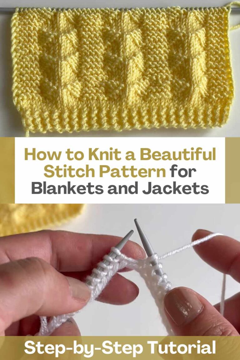 How to Knit a Beautiful Stitch Pattern for Blankets and Jackets