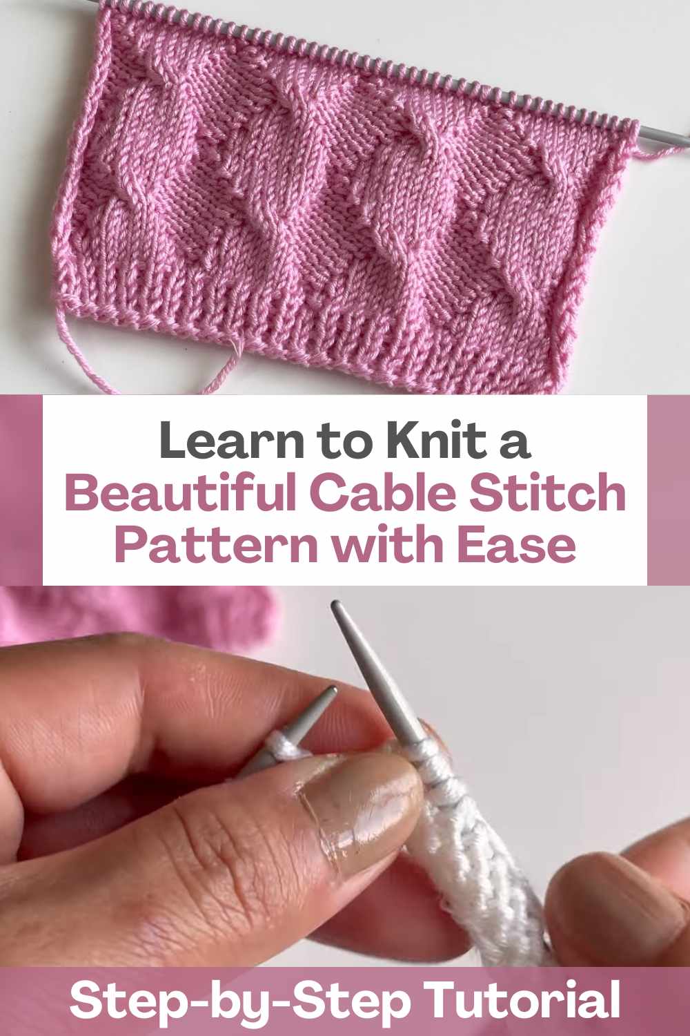 Learn to Knit a Beautiful Cable Stitch Pattern with Ease