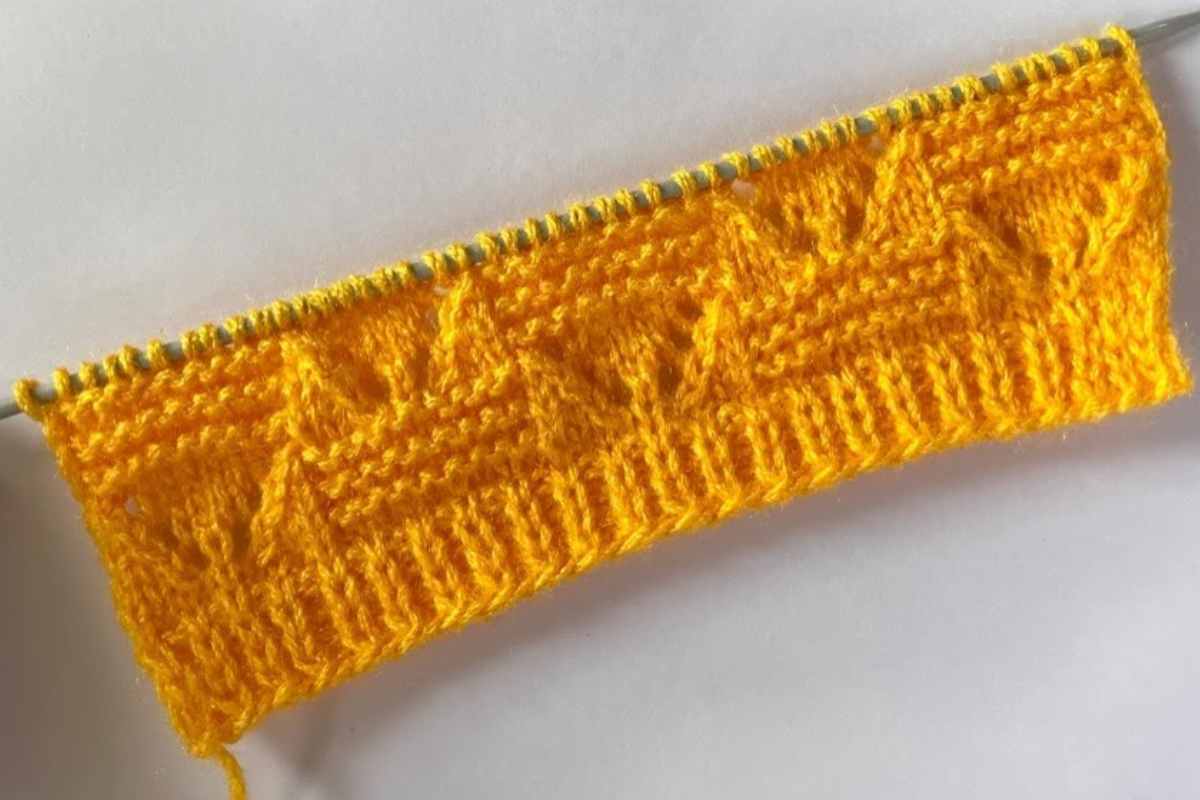 Textured Knitting Pattern Perfect for Blankets and Pullovers