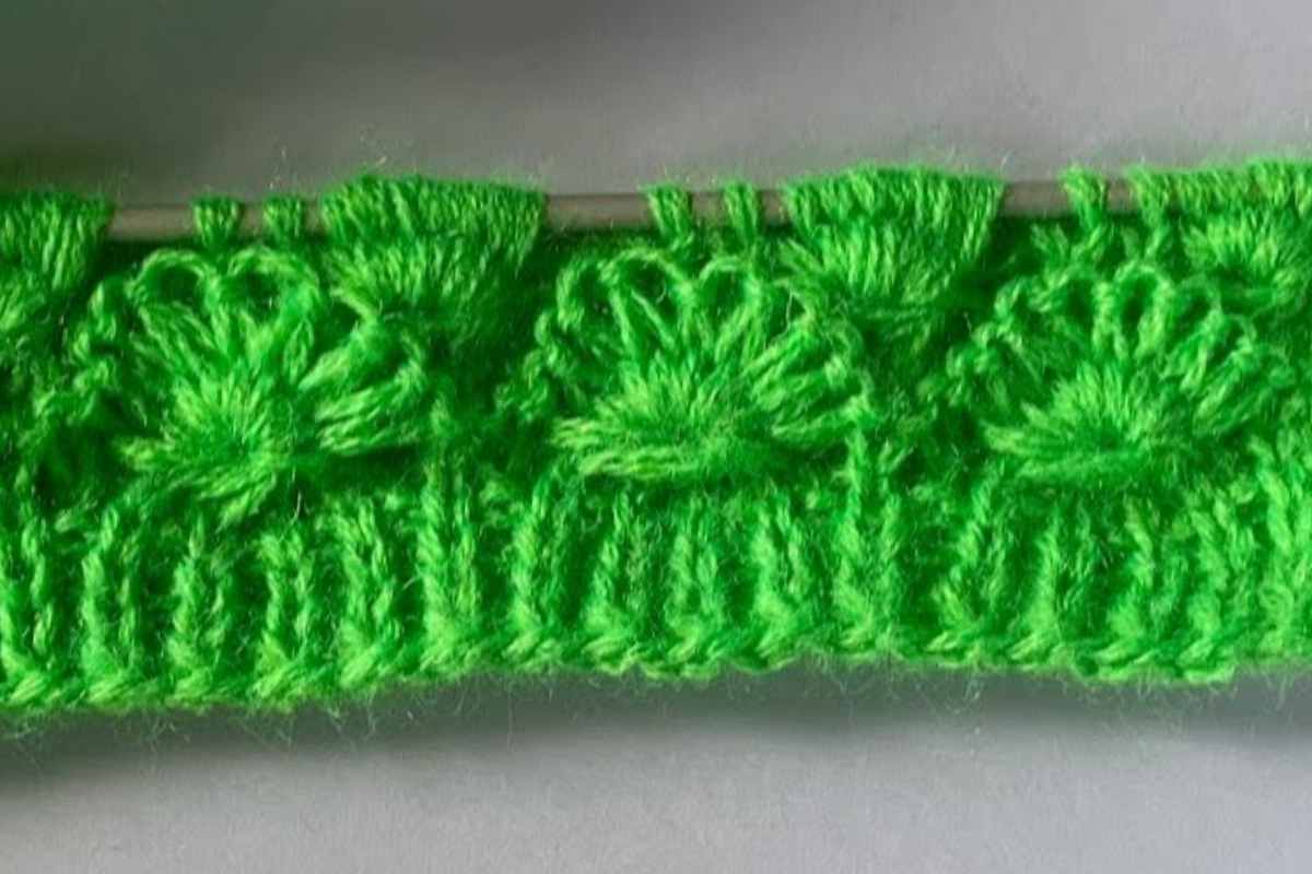 Unique Flower Stitch Pattern That Pops Off the Needle