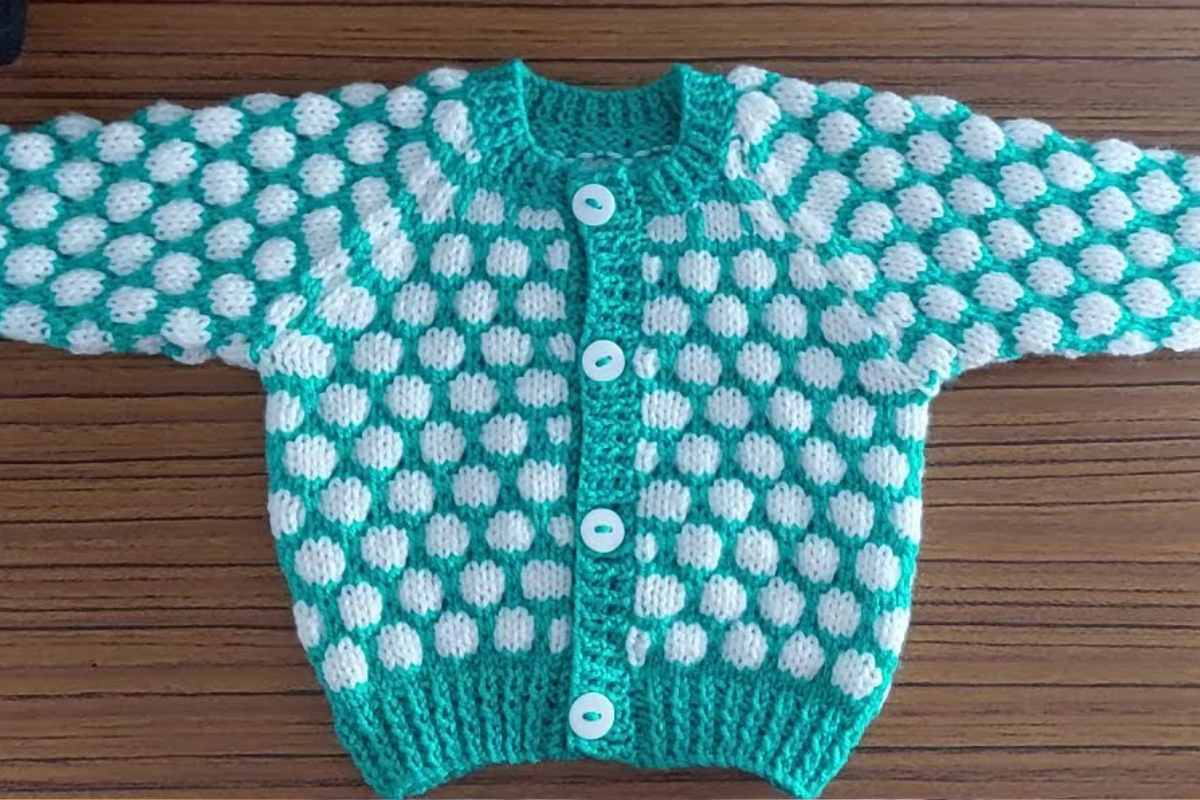Knit This Adorable 2-Color Blackberry Cardigan