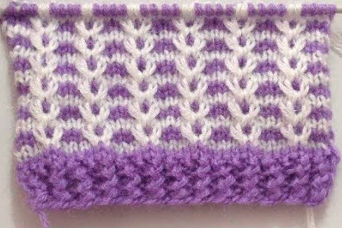 Learn an Easy Two-Color Stitch for Various Projects