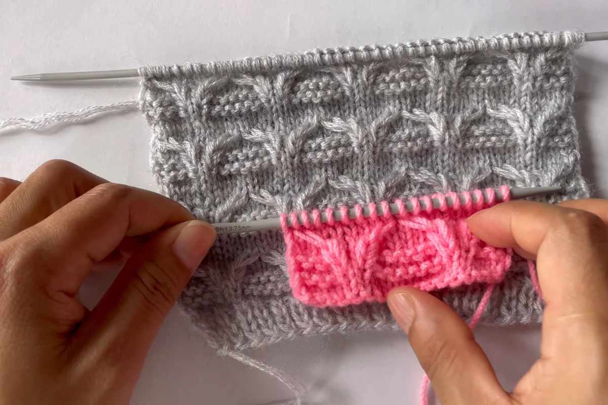 Easy & Beautiful Knitting Stitch That Blooms with Texture