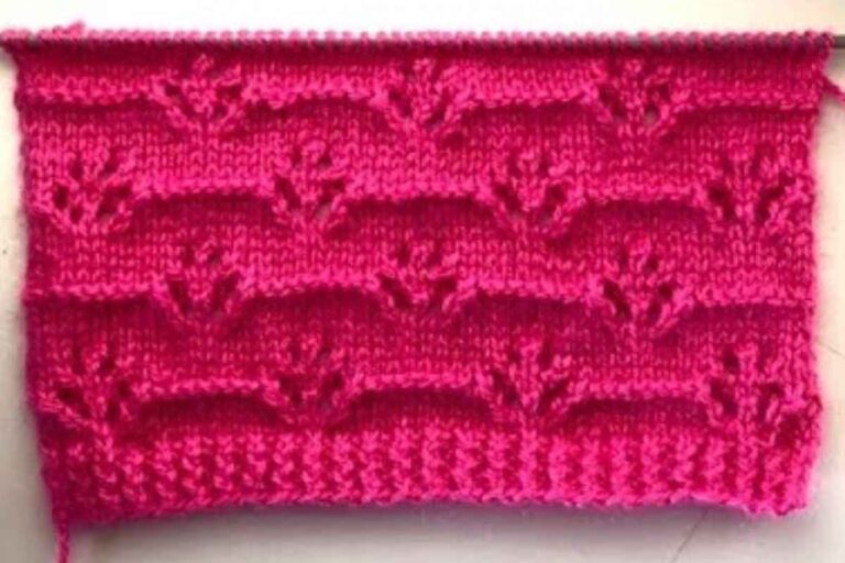 How to Knit This Beautiful Stitch for Ladies Sweaters