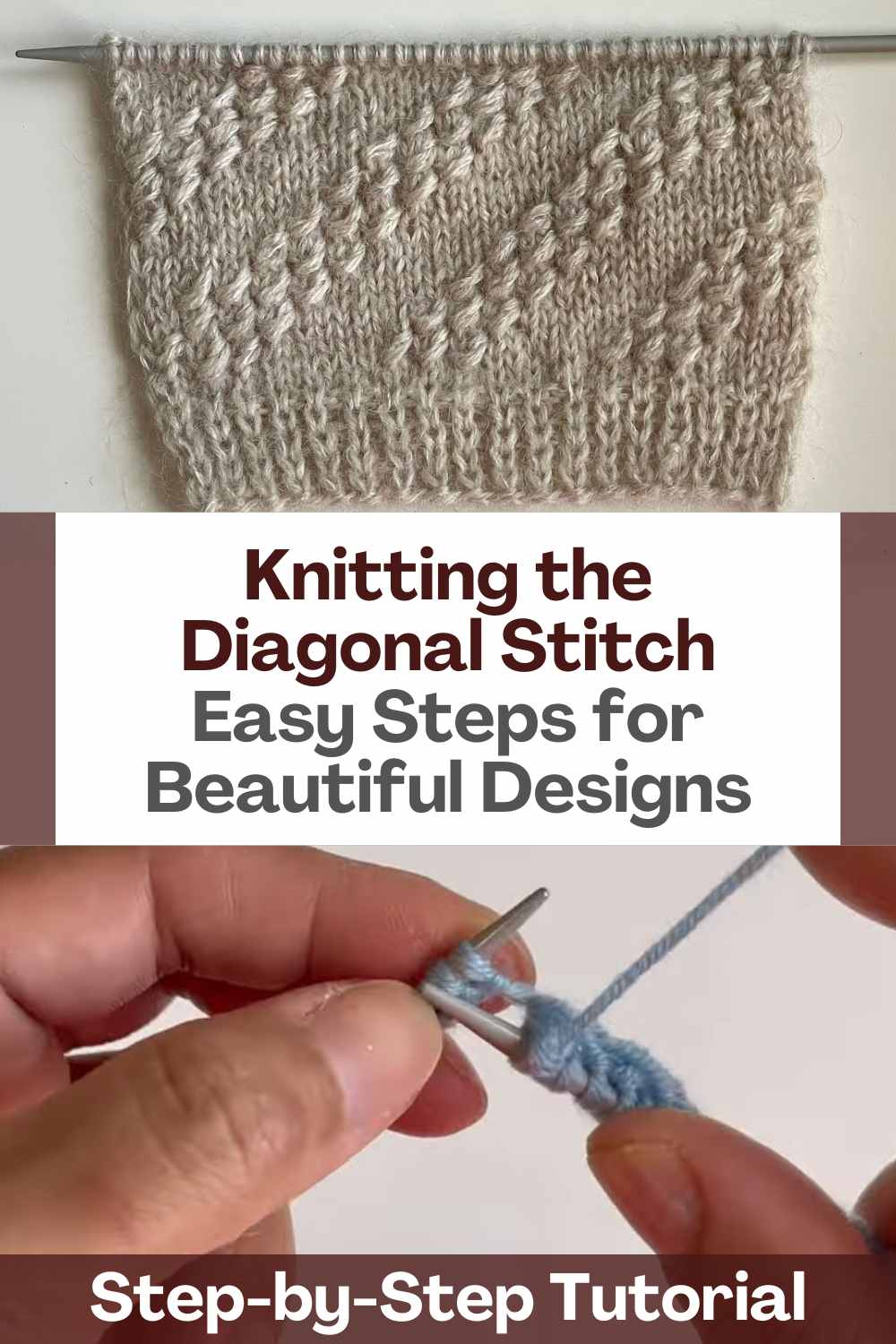Knitting the Diagonal Stitch: Easy Steps for Beautiful Designs