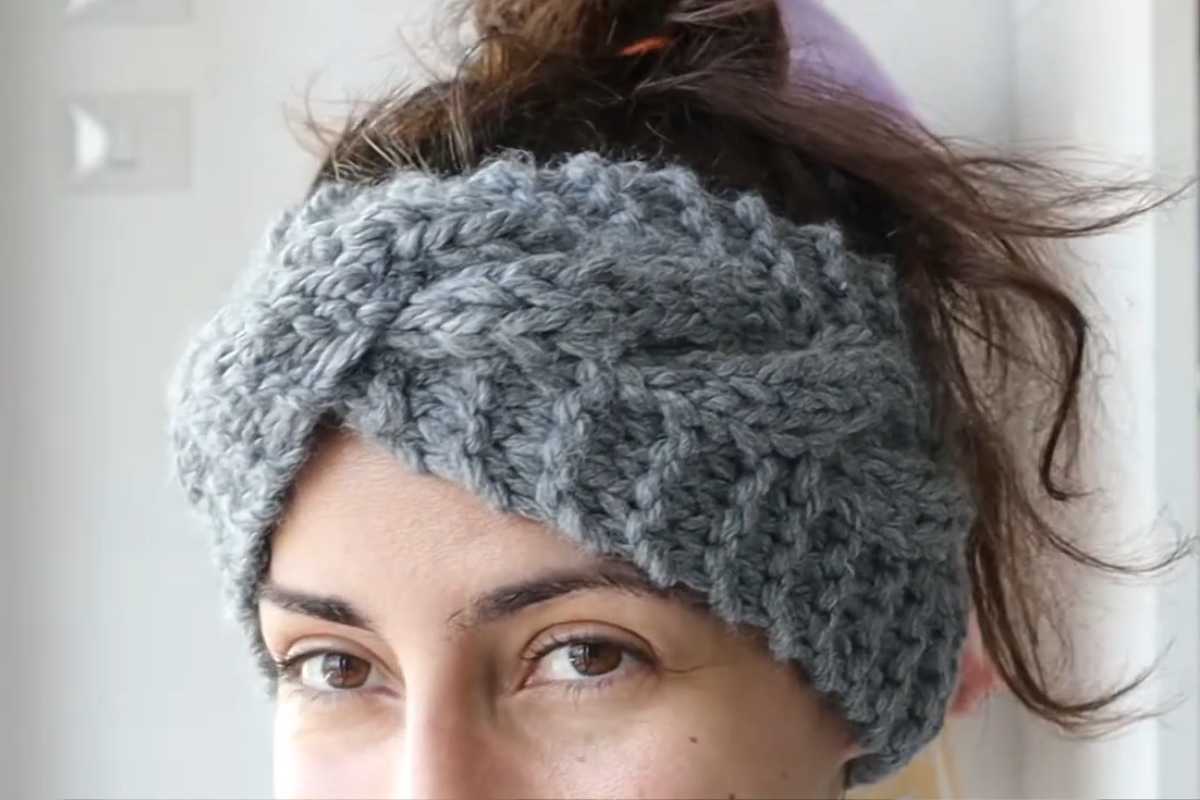 Chunky Cable Knit Headband For Beginners