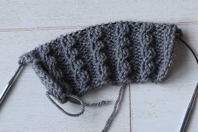 Knit Stitch Patterns Cables: Mock Cable Rib