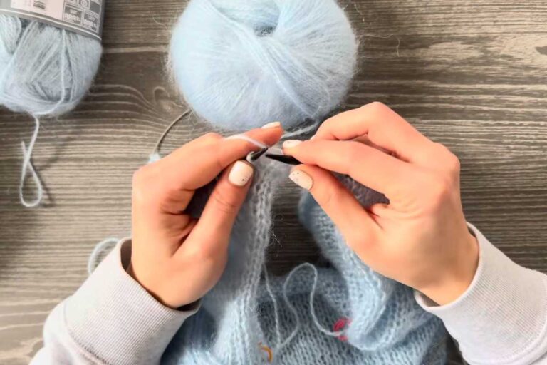 Drop Shoulder Sweater Knitting Pattern: Video Guide