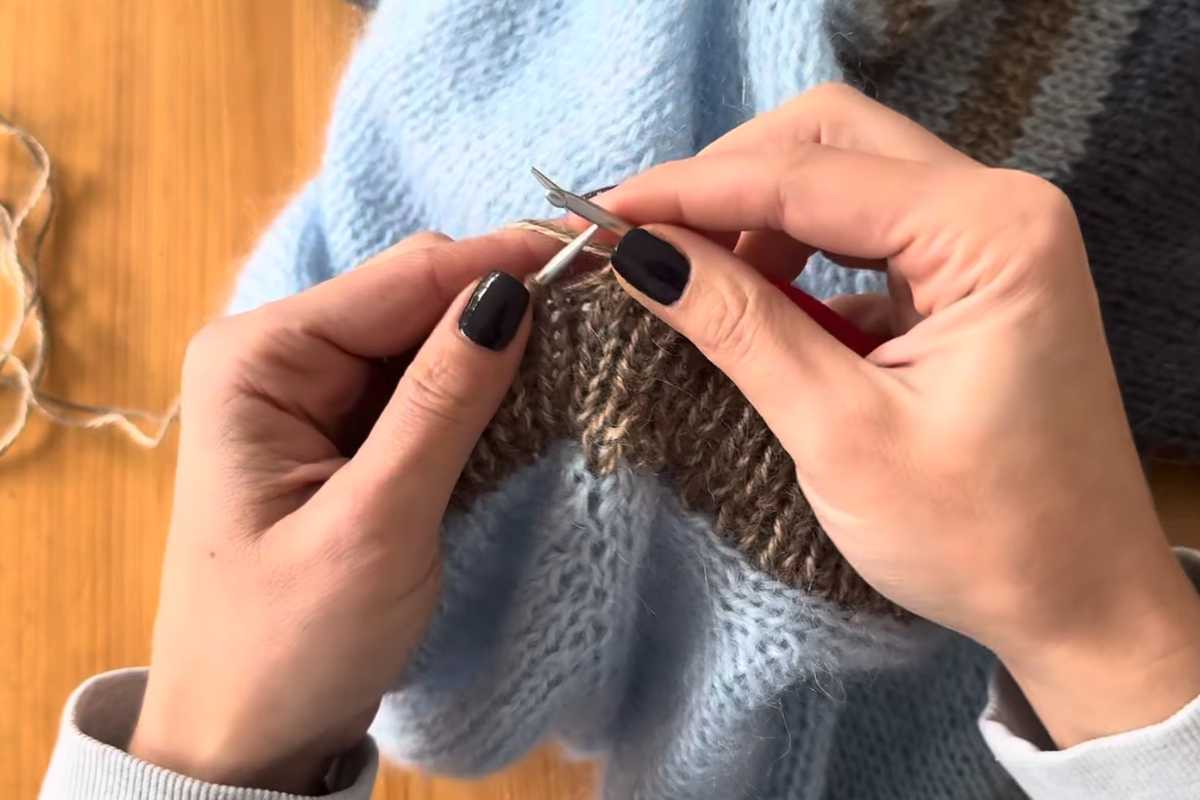 Drop Shoulder Sweater Knitting Pattern: Video Guide