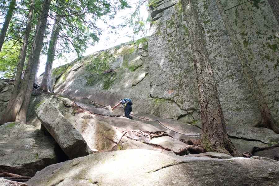 Hiking Stawamus Chief in Vancouver