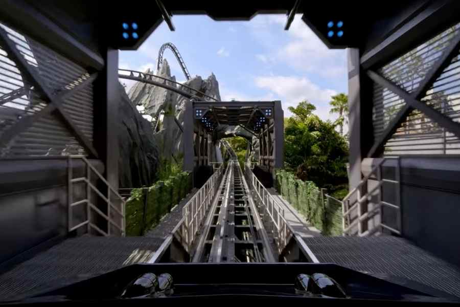 Could you handle Jurassic World VelociCoaster?