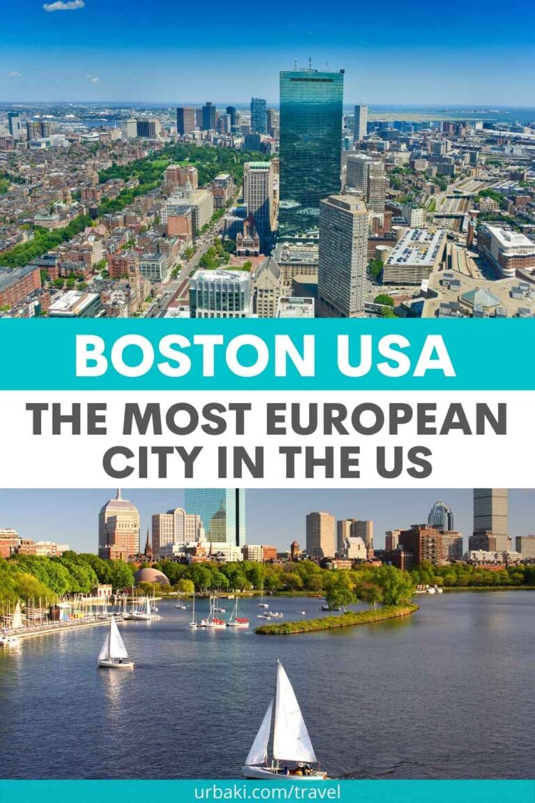 Boston USA. The Most European City in the US