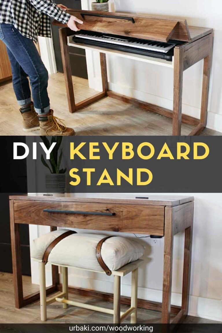 DIY Keyboard Stand - Urbaki Woodworking