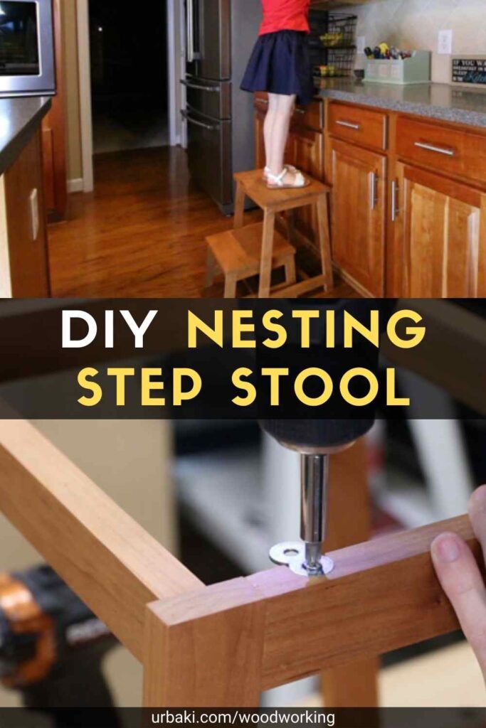DIY Nesting Step Stool - Urbaki Woodworking